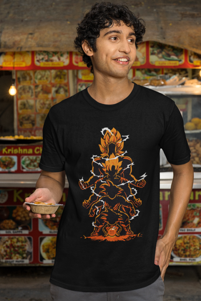 Goku WARRIOR EVOLUTION Regular Tshirt by Wear Heroic - Wear Heroic